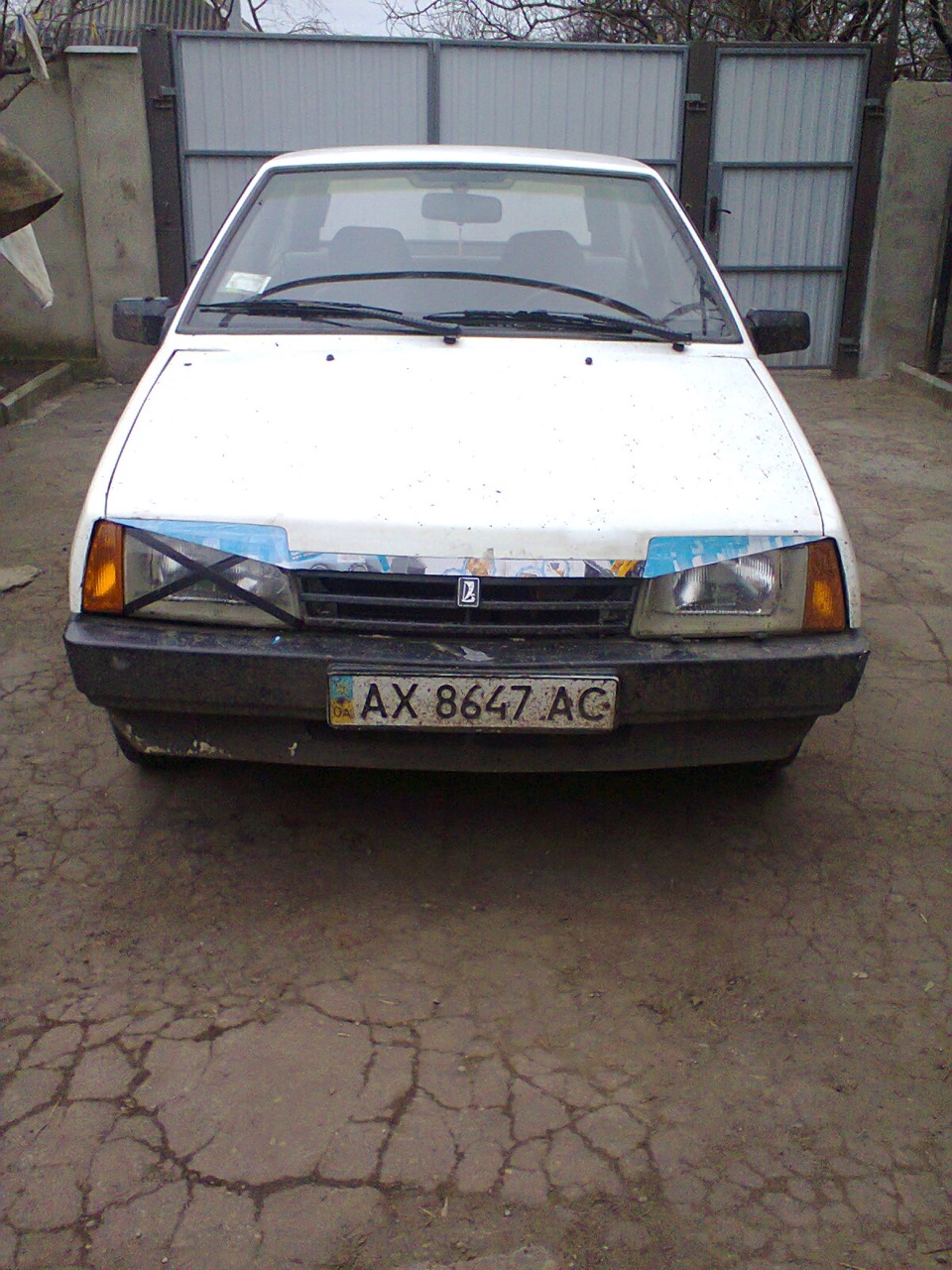 Капот в стиле "bad boу" — Lada 2108, 1,3 л, 1992 года | стайлинг | DRIVE2