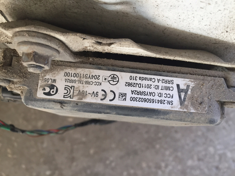 Датчики мертвых зон — Toyota Camry (XV50), 2,5 л., 2013 года | поломка ...