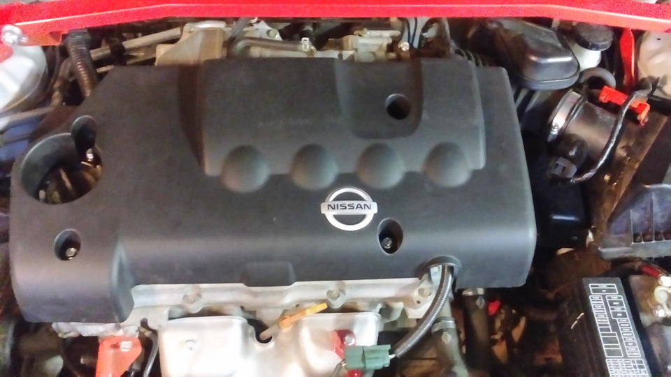 Engine Cover — Nissan Almera II (N16), 1,8 л, 2003 года | аксессуары ...