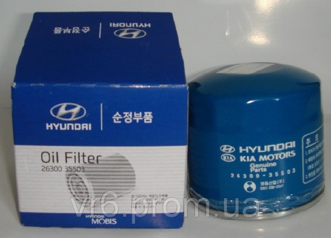 2630035501 Фильтр масляный KIA HYUNDAI | Запчасти на DRIVE2