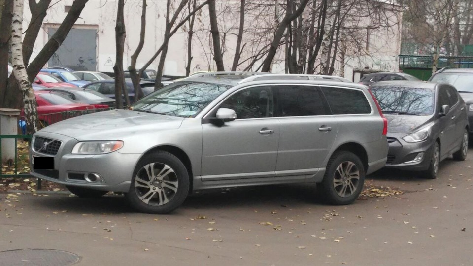 Winter view — Volvo V70 III, 3 л, 2007 года | колёсные диски | DRIVE2