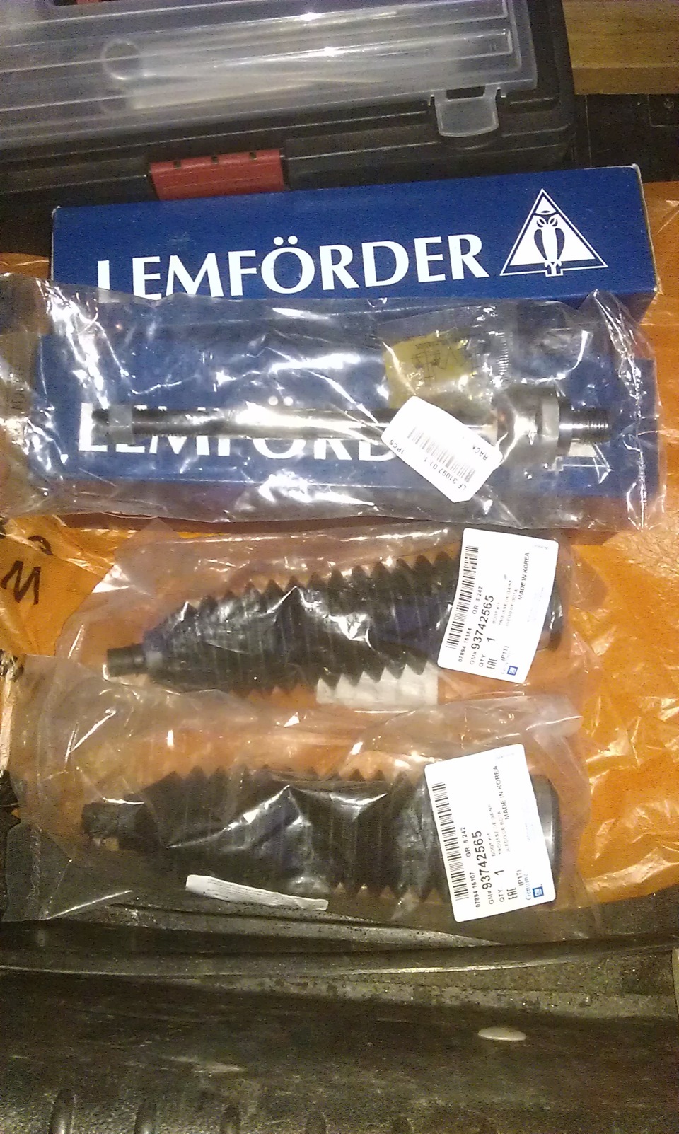 93742565 Пыльник рулевой рейки / Chevrolet Aveo 04~ GM | Запчасти на DRIVE2