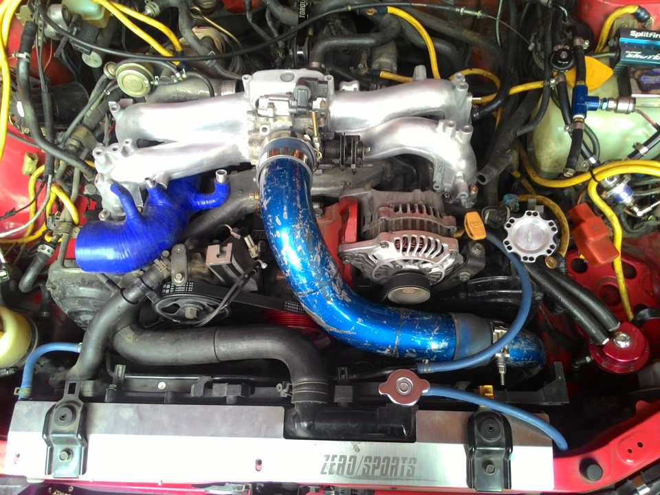 Reverse Intake Manifold — Subaru B4 (BE), 2 л, 2000 года | тюнинг | DRIVE2