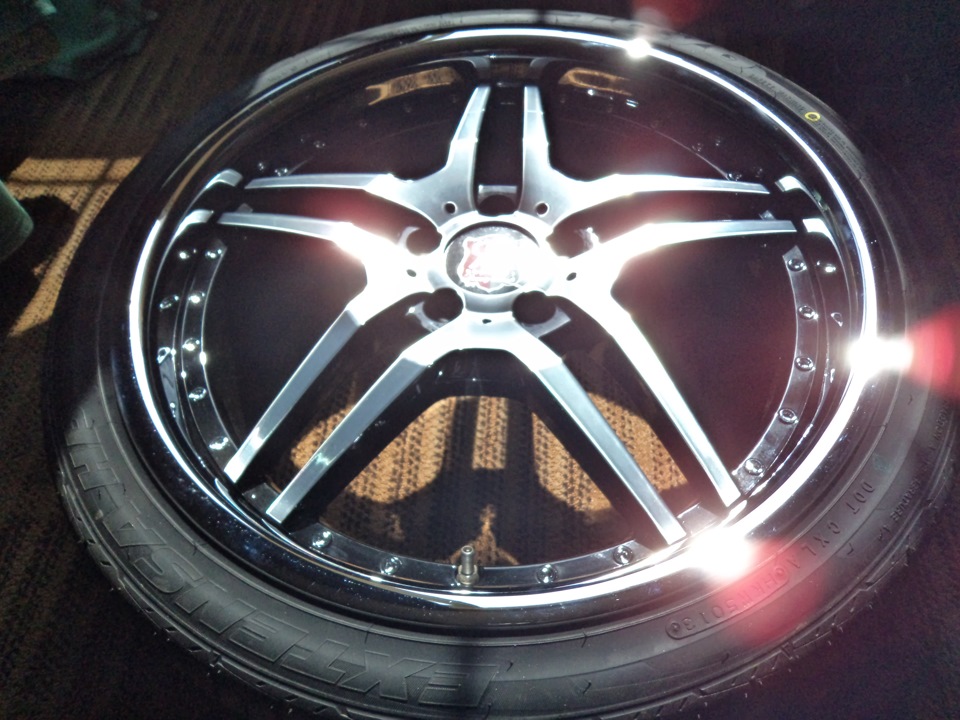 Mod #22- Roderick 20" RW2 Cinque Black Machine Face Rims — Lexus SC ...
