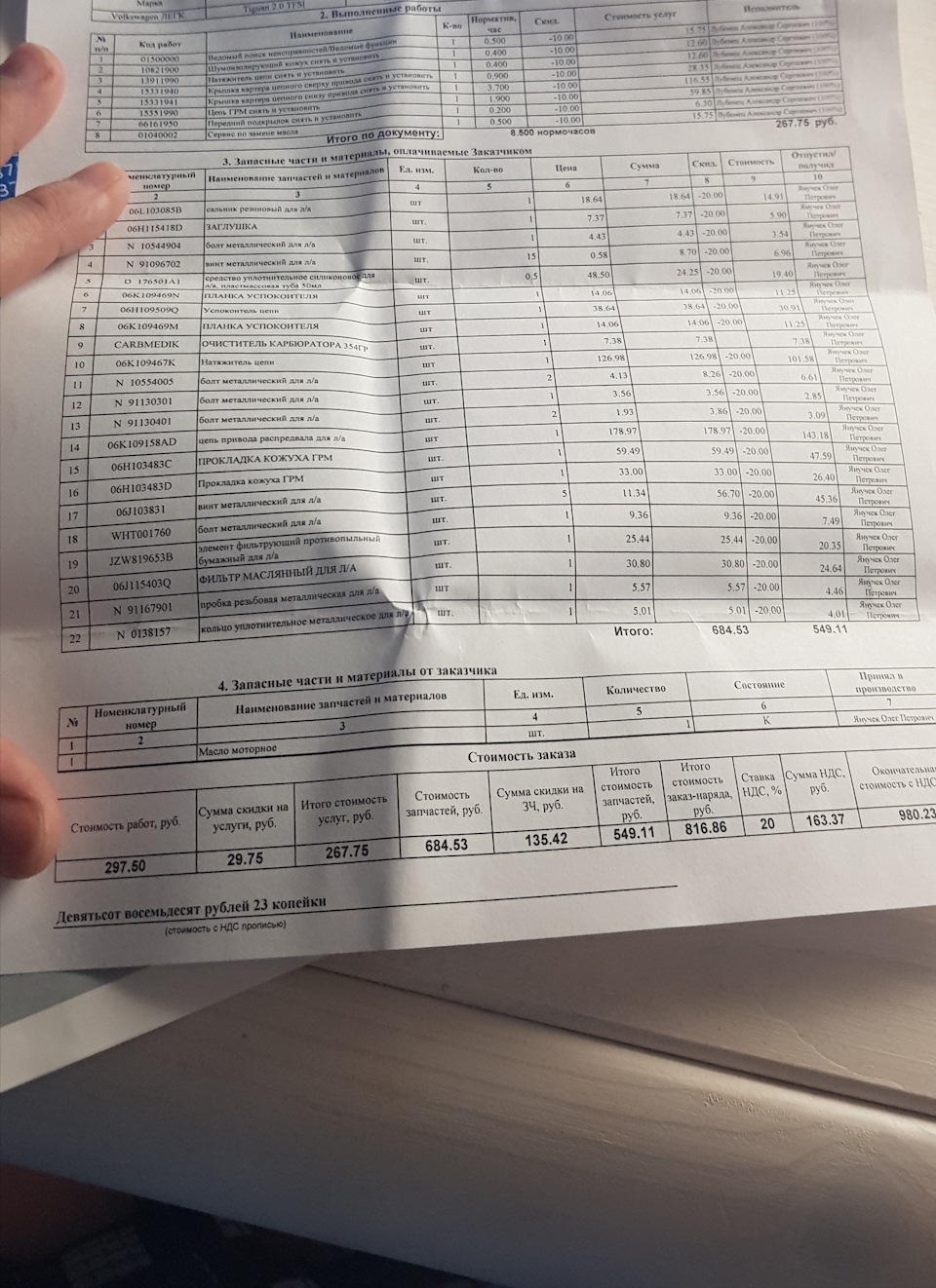 N10544904 Винт (M8x55) / VAG | Запчасти на DRIVE2