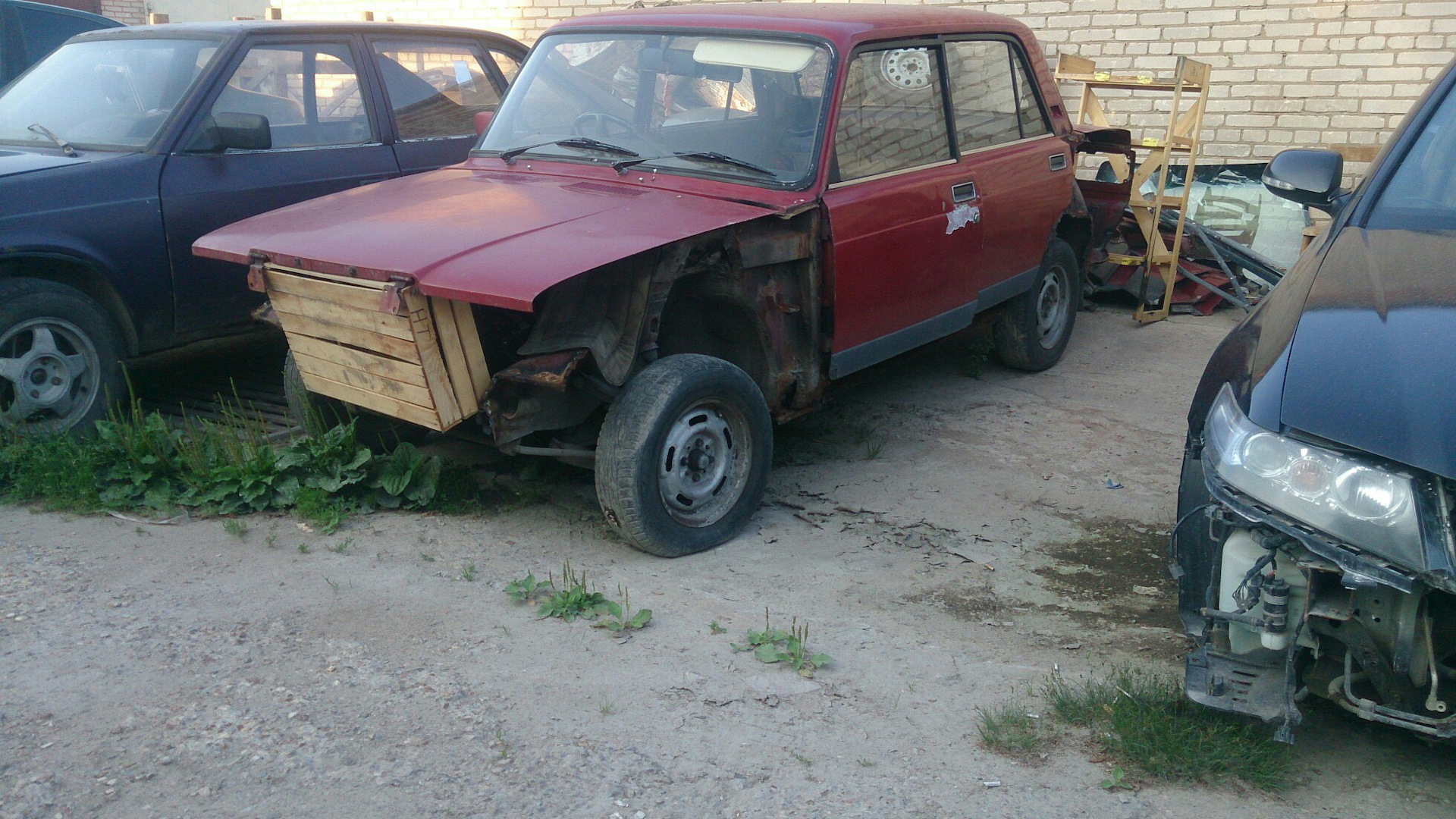 Пока так — Lada Riva 1300, 1,3 л, 1987 года | кузовной ремонт | DRIVE2