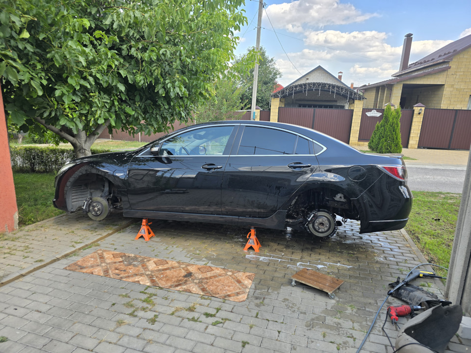 Антикоррозийная обработка. Часть 1. Корабельный сурик. — Mazda 6 (2G ...
