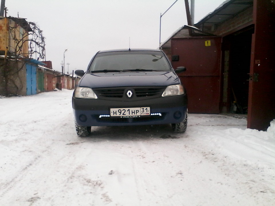 ДХО на логан — Renault Logan (1G), 1,4 л, 2007 года | тюнинг | DRIVE2