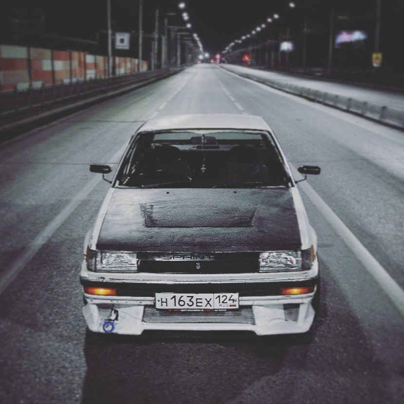 Toyota Sprinter AE82 4a-GE Black top — Toyota Sprinter (80), 1,5 л ...