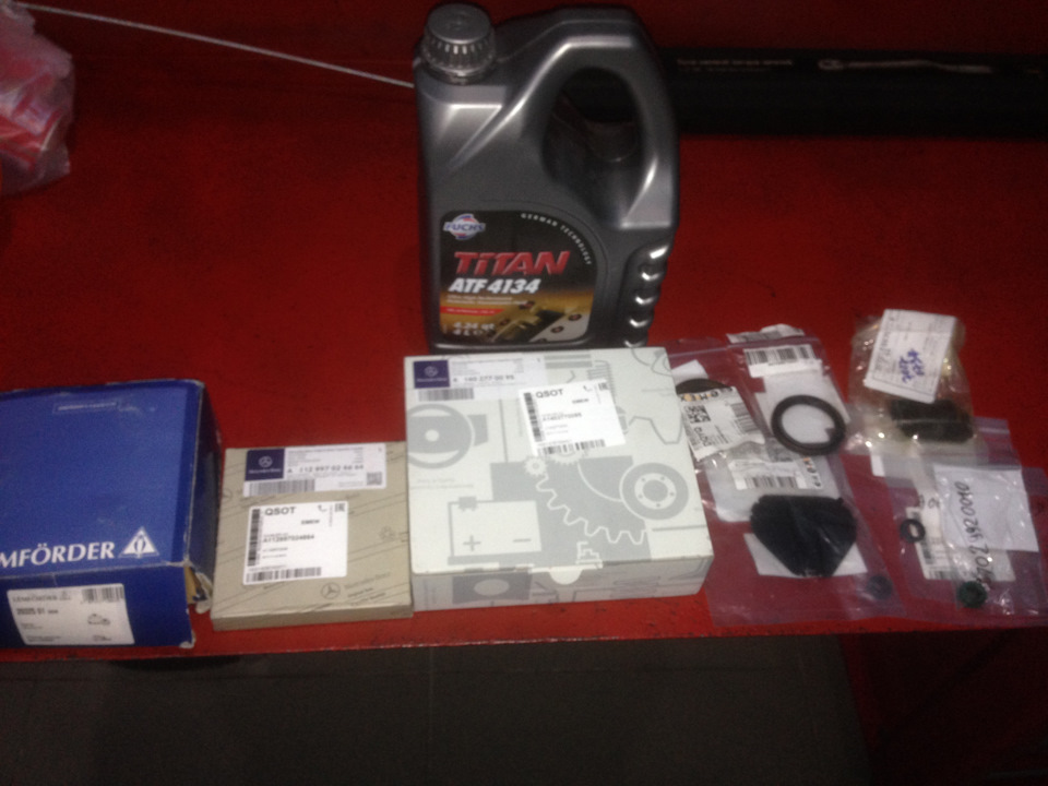 обслуживание коробки 722.6 — Mercedes-Benz E-Class (W210), 3,2 л, 2001 ...