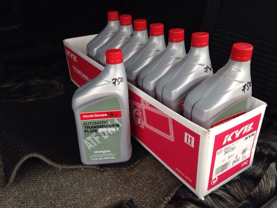 ATF, настало твоё время. — Honda Odyssey (2G), 2,3 л, 2002 года ...