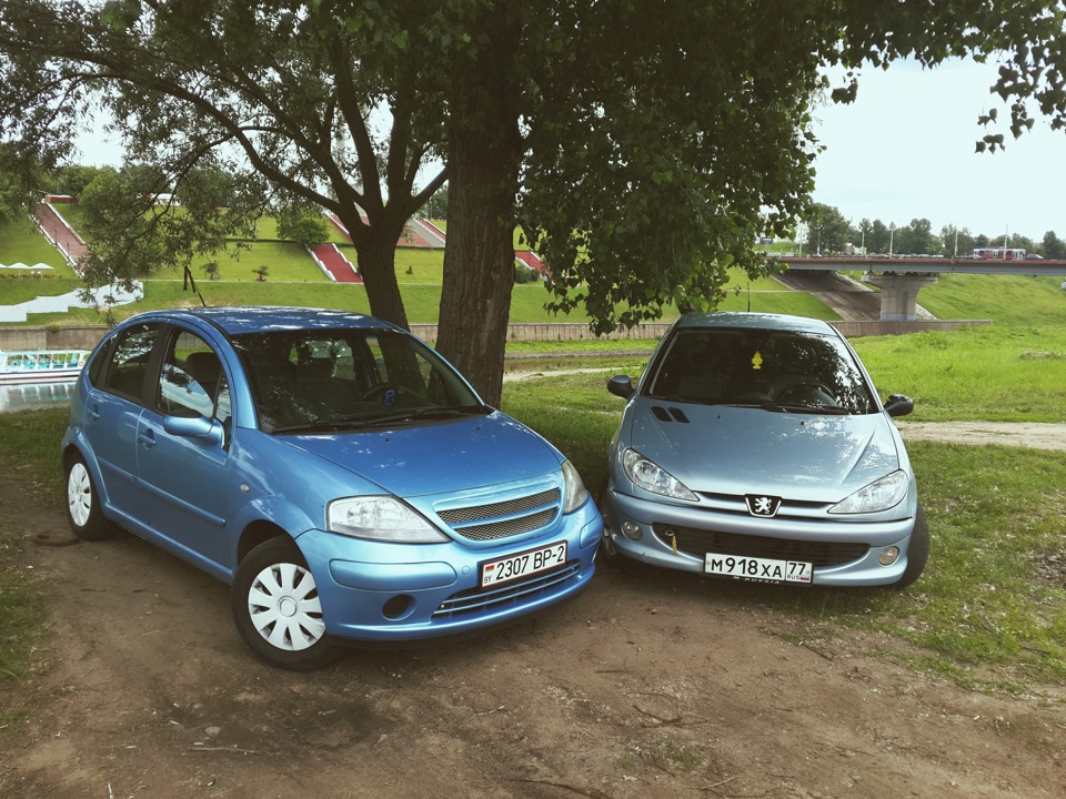 Два лягушатника ))) — Peugeot 206 GTI, 2 л, 2001 года | просто так | DRIVE2