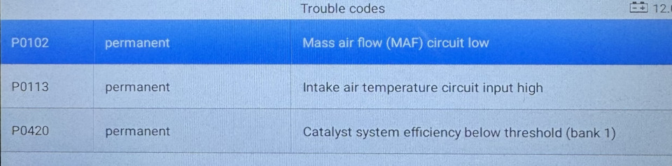 Замена переднего катализатора (1AR-FE), решение ошибок P0420, P0113 ...