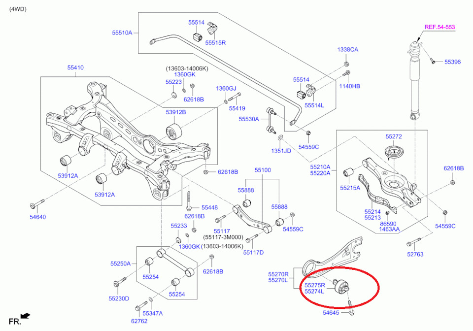 Сайлентблок рычага — Hyundai Creta (1G), 2 л, 2018 года | запчасти | DRIVE2
