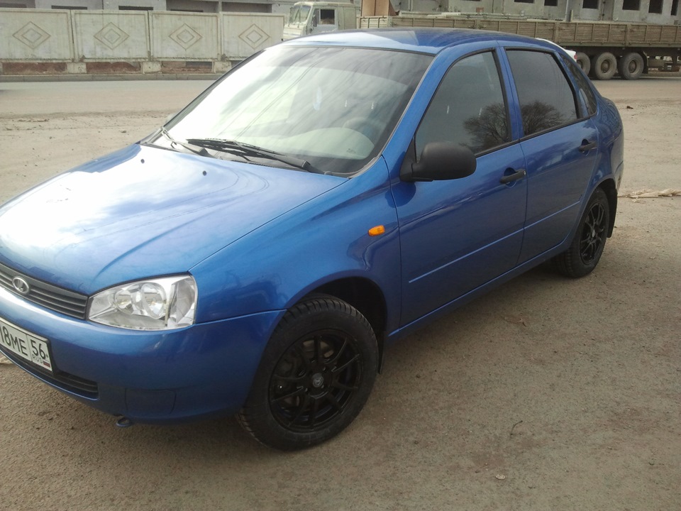 переобулся — Lada Калина седан, 1,4 л, 2008 года | колёсные диски | DRIVE2