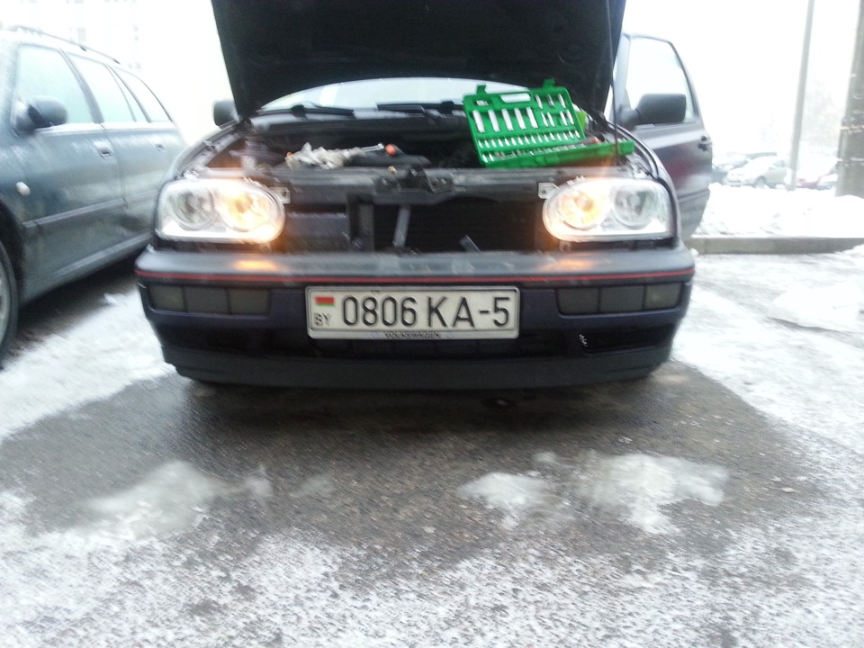 Оптика. — Volkswagen Golf Mk3, 1,6 л, 1997 года | тюнинг | DRIVE2