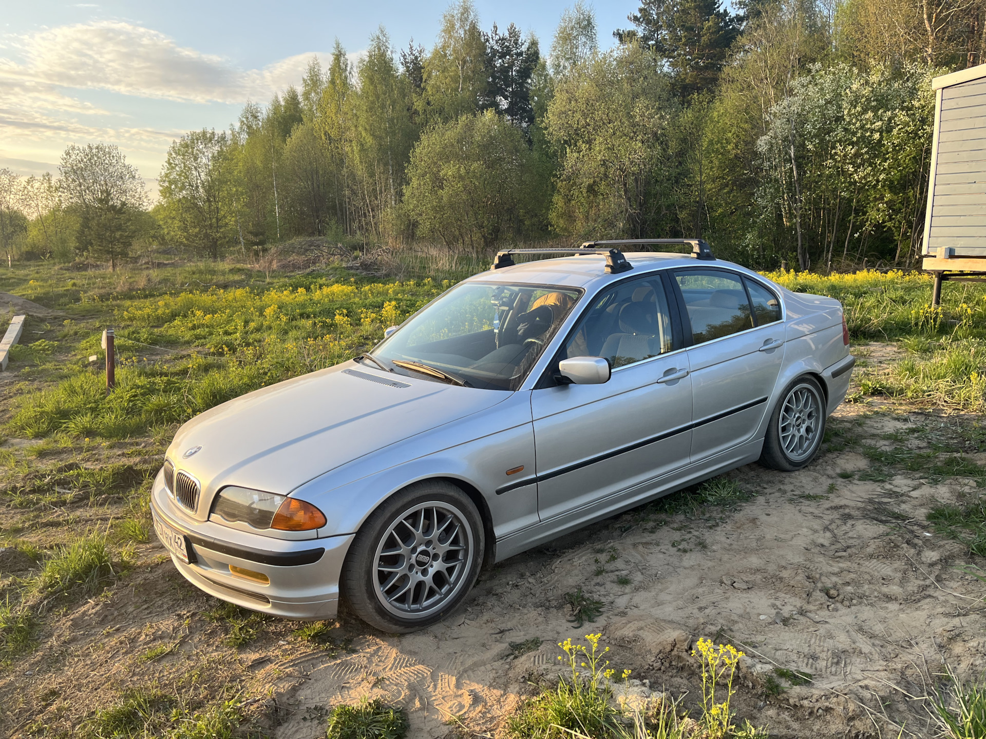 43. Поперечины на крышу Turtle Air 3 — BMW 3 series (E46), 2,2 л, 2001 года | аксессуары | DRIVE2