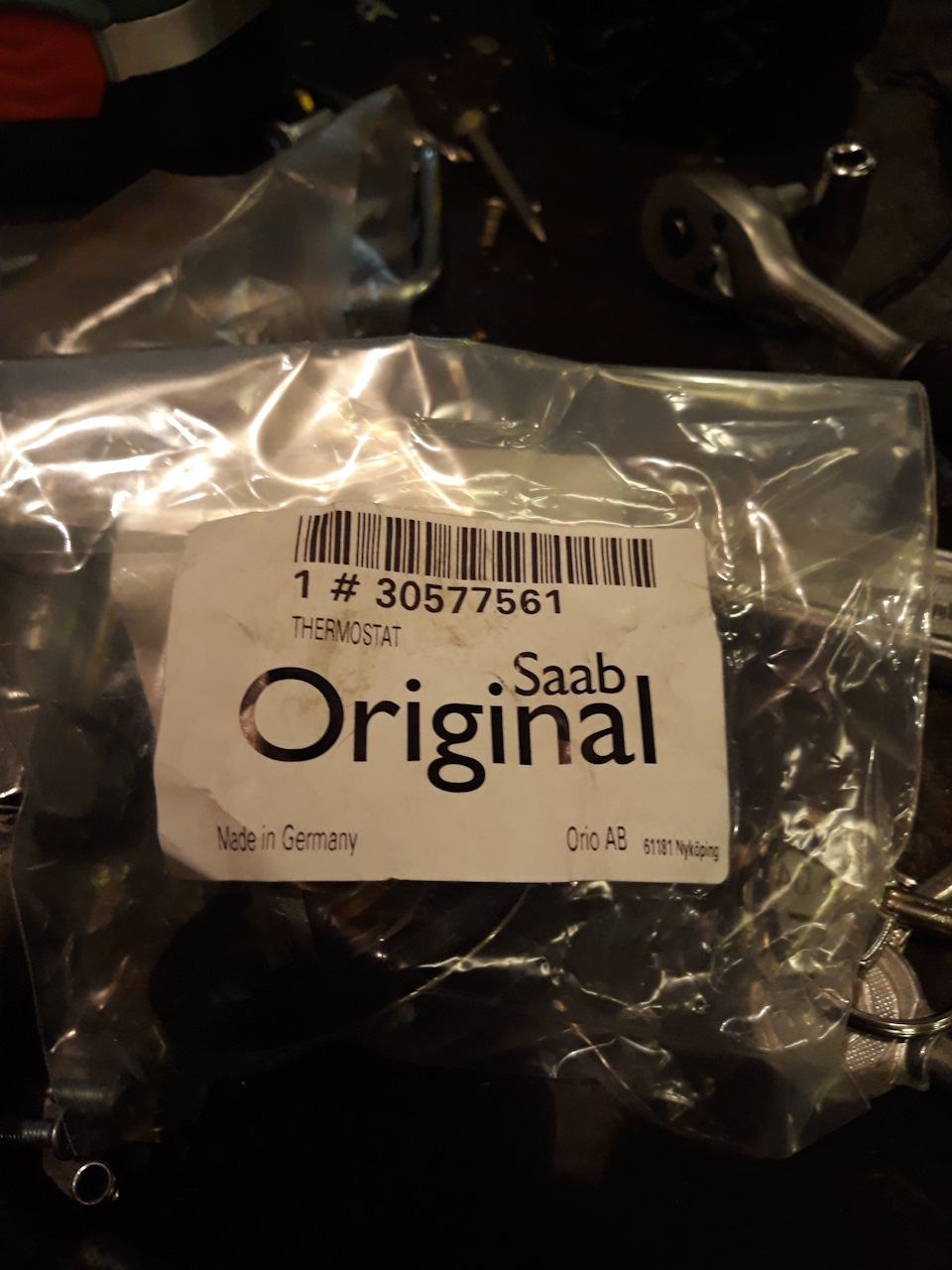 30577561 Термостатический регулируемый клапан системы охлаждения ...