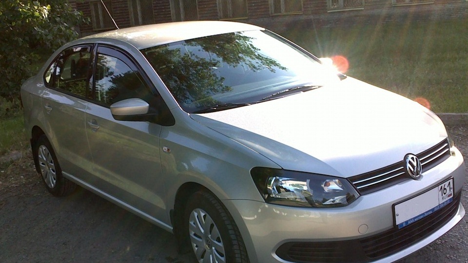 На ровном месте — сальто на Поло седан — Volkswagen Polo Sedan, 1,6 л ...
