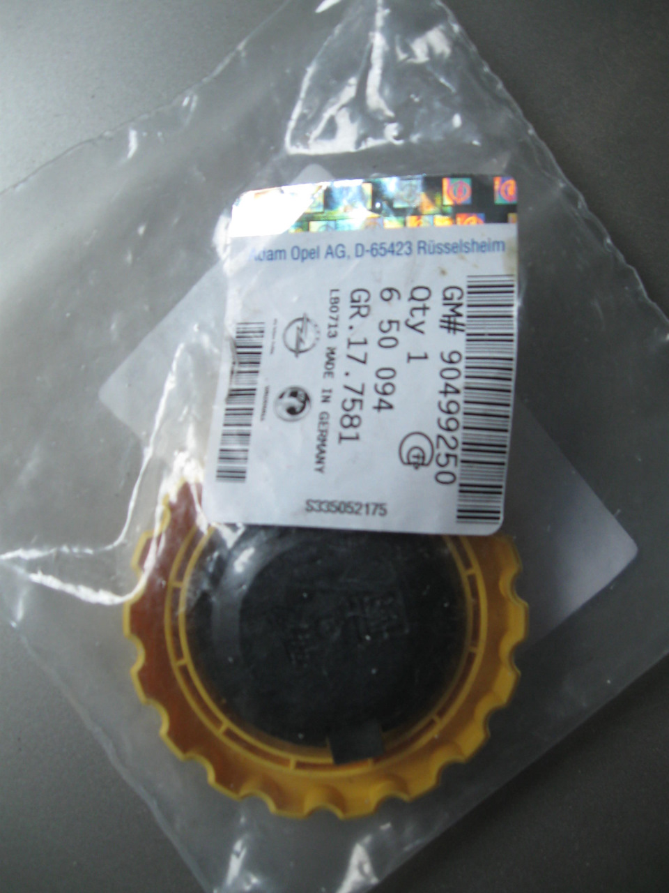 90499250 Крышка, заливная горловина GM | Запчасти на DRIVE2