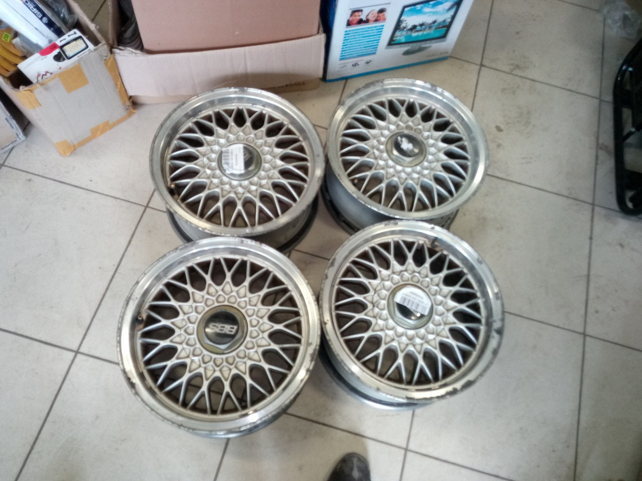 BBS 108X4 15" почти даром) — Audi 100 (C3), 1,8 л, 1988 года | колёсные ...