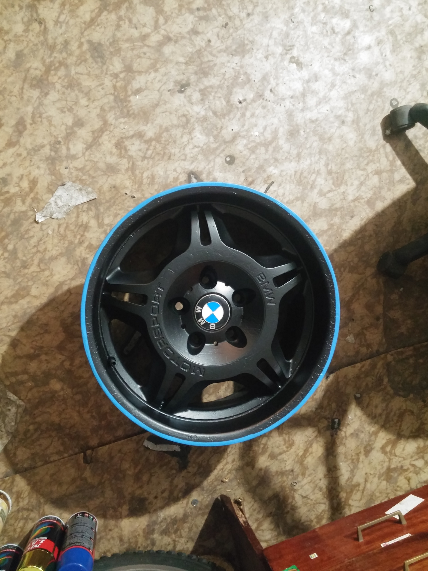 Готовимся к сезону. Красим диски! — BMW M3 (E36), 3 л, 1994 года ...