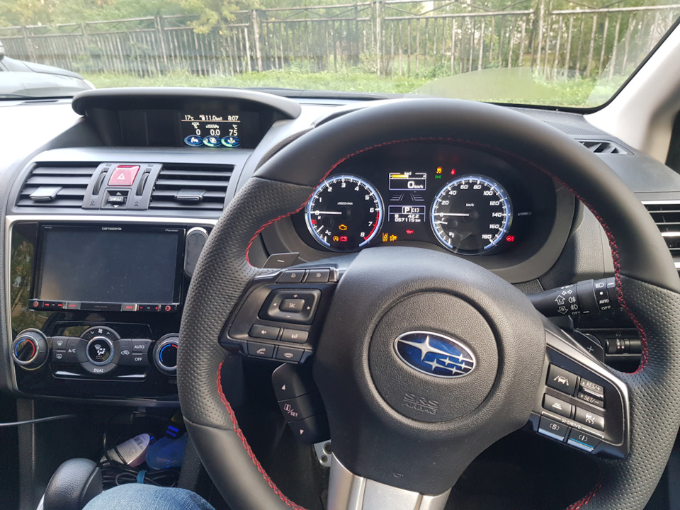 Перетянул руль. Подключил управление магнитолой с мультируля. — Subaru ...