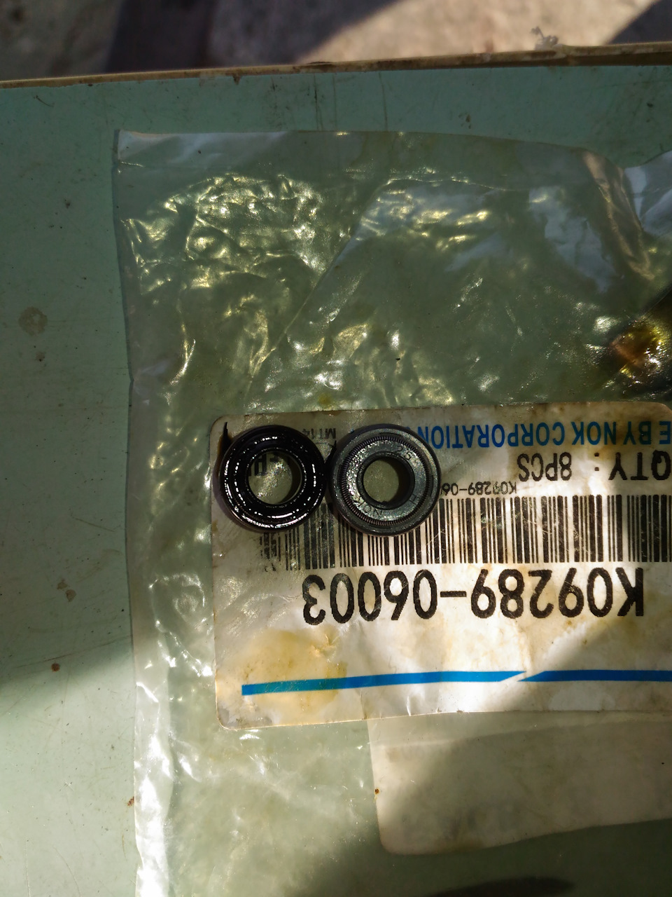 K0928906003 Колпачек маслосьемный SZ H20A/H25A/H27A, J20A — впуск ...