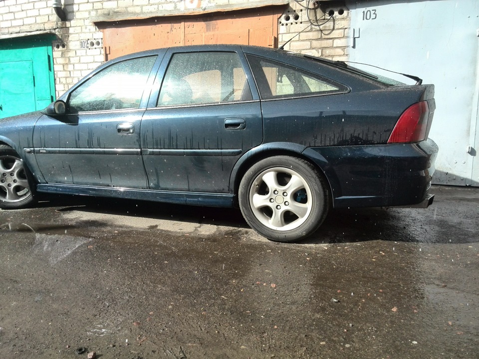 Задний спорт-бампер от Zender. — Opel Vectra B, 2 л, 1999 года ...