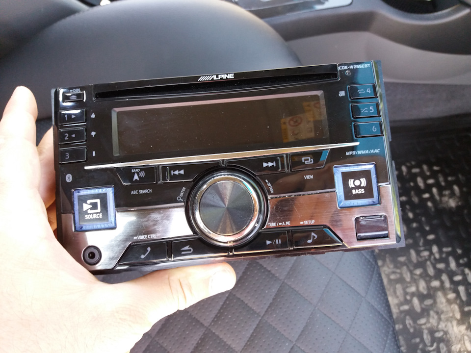 Замена головы на Alpine cde-w265bt — Chevrolet Lacetti Sedan, 1,6 л ...