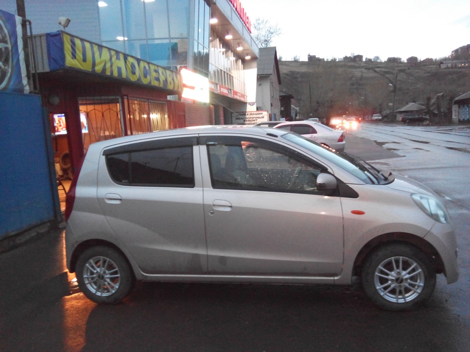Диски, и тюняшки… — Daihatsu Mira (L275/L285), 0,6 л, 2010 года | колёсные диски | DRIVE2
