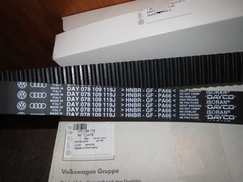 078109119J Ремень зубчатый VAG | Запчасти на DRIVE2