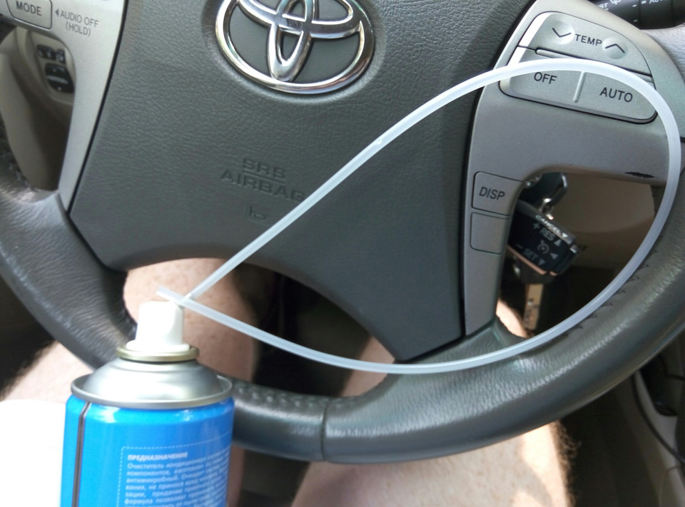 Чистка кондиционера — Toyota Camry (XV40), 2,4 л, 2006 года | своими ...