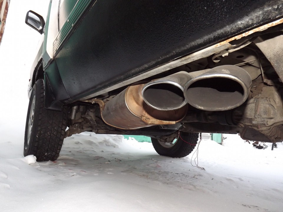Самый короткий выхлопной тракт — Toyota Town Ace (2G), 2 л, 1992 года ...
