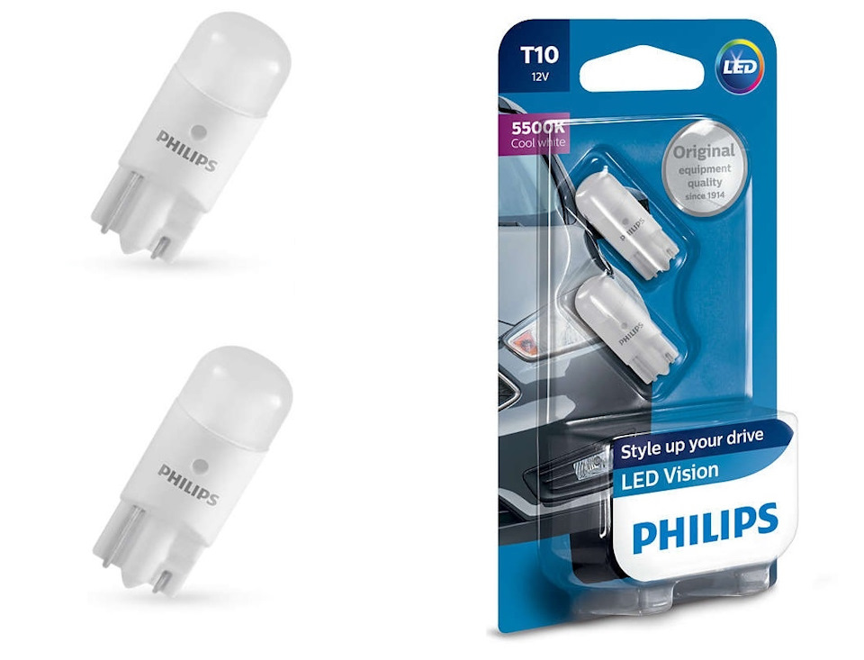 3️⃣0️⃣ _Светодиоды Philips W5W 5500K в подсветку номера_ — KIA Rio (3G ...