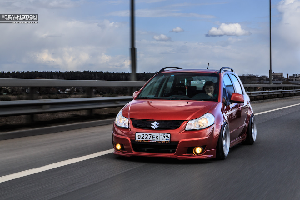 Suzuki SX4 — Photosession #Realmotion — Сообщество «Stanced» на DRIVE2