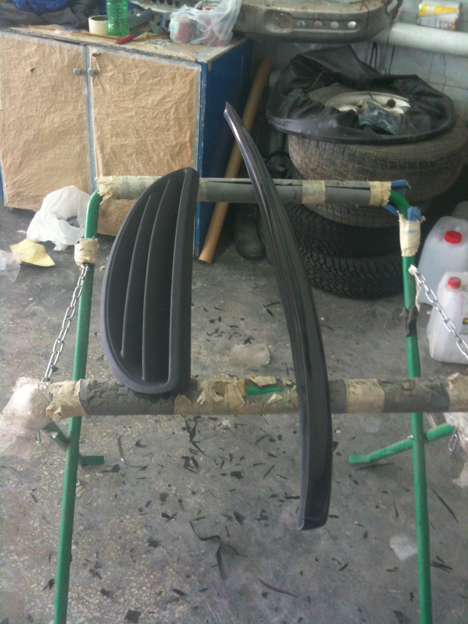 спойлер и решотка — Hyundai Accent (2G), 1,5 л, 2008 года | тюнинг | DRIVE2