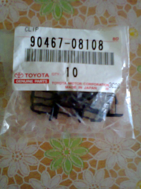 9046708108 Клипса пластмассовая TOYOTA LEXUS | Запчасти на DRIVE2