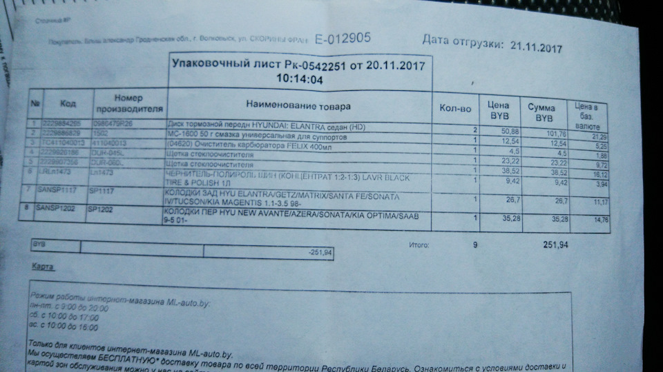 SP1202 Комплект передних тормозных ко… SANGSIN | Запчасти на DRIVE2