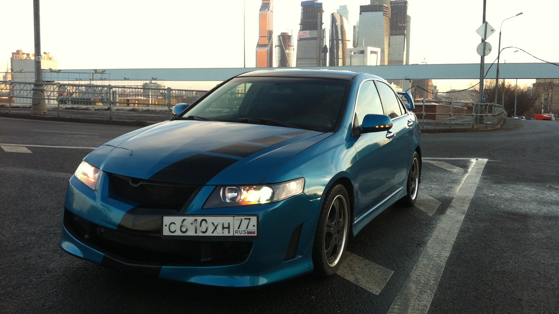 Honda Accord (7G) 2.4 бензиновый 2003 | Сине-зеленый металлик!! на DRIVE2
