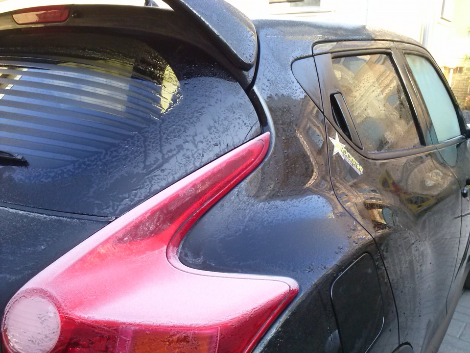 Первые снега на Juke Puke with Kenda tire — Nissan Juke (1G), 1,6 л ...