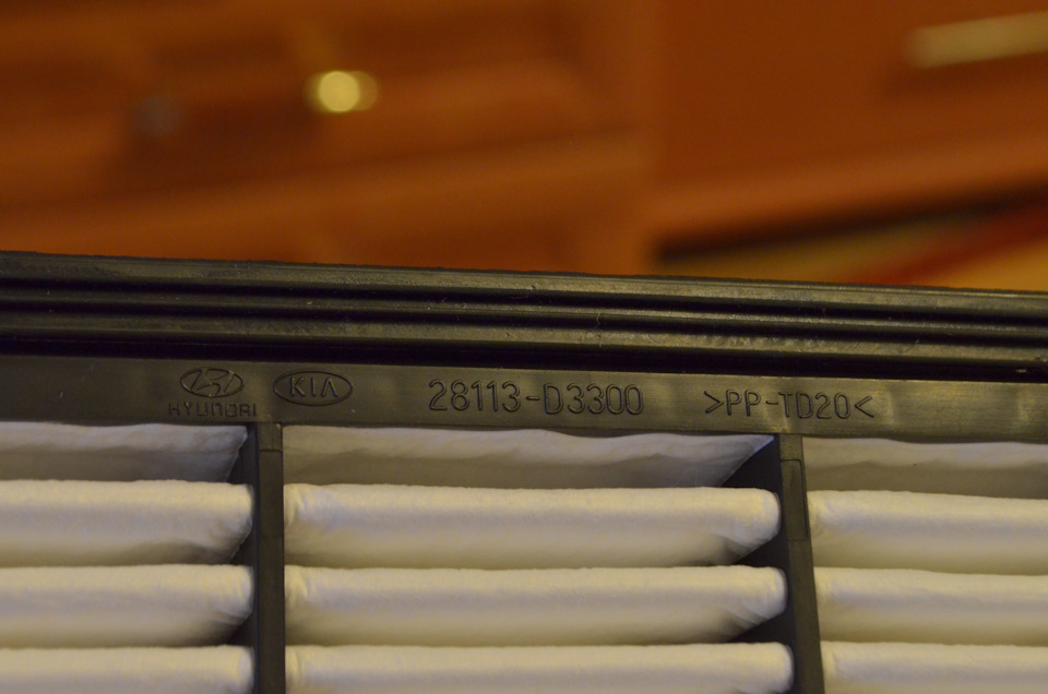 28113D3300 Фильтр воздушный двигателя KIA HYUNDAI | Запчасти на DRIVE2