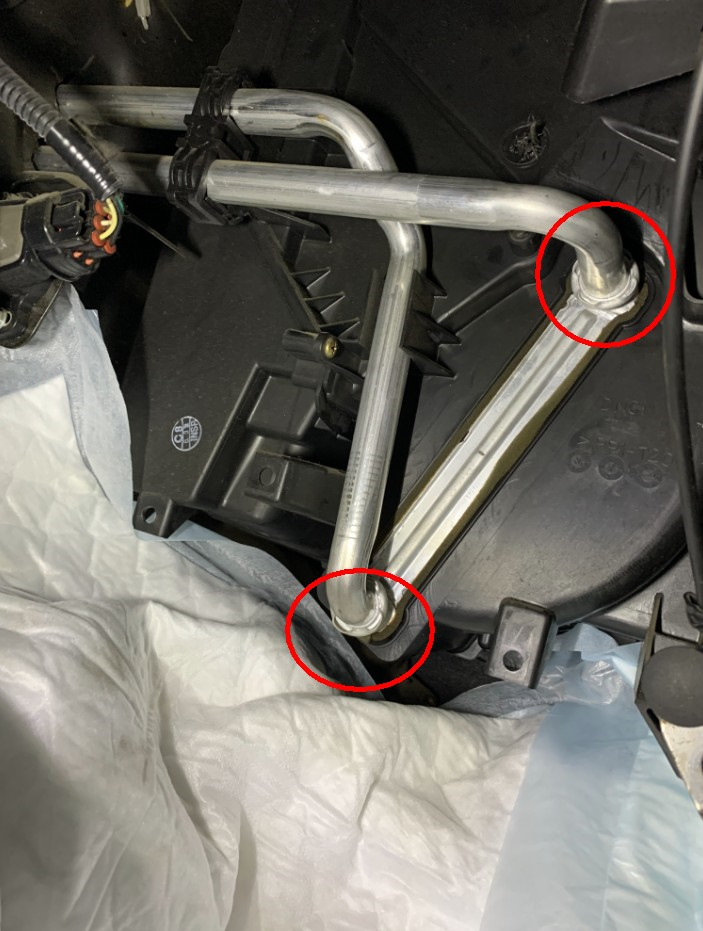 чистка-замена радиатора печки MATRIX без разбора панели — Toyota Matrix ...