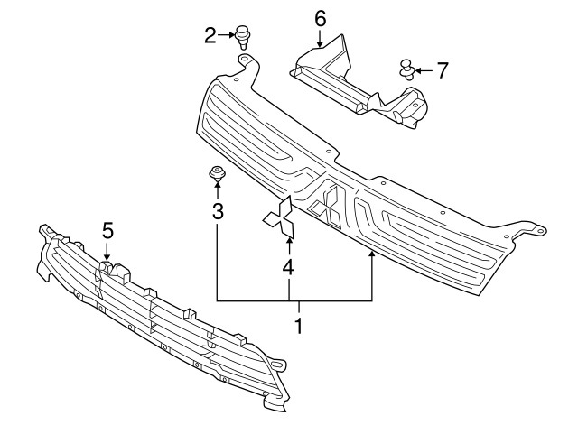 MR598528 ЭМБЛЕМА CHROME Mitsubishi | Запчасти на DRIVE2