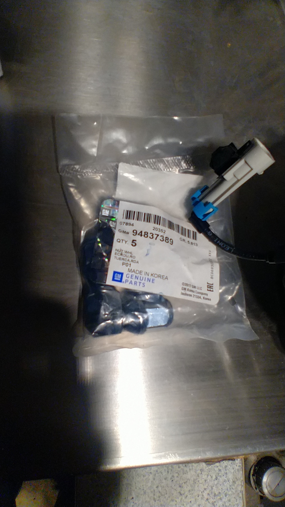 94837389 Гайка колесная GM | Запчасти на DRIVE2