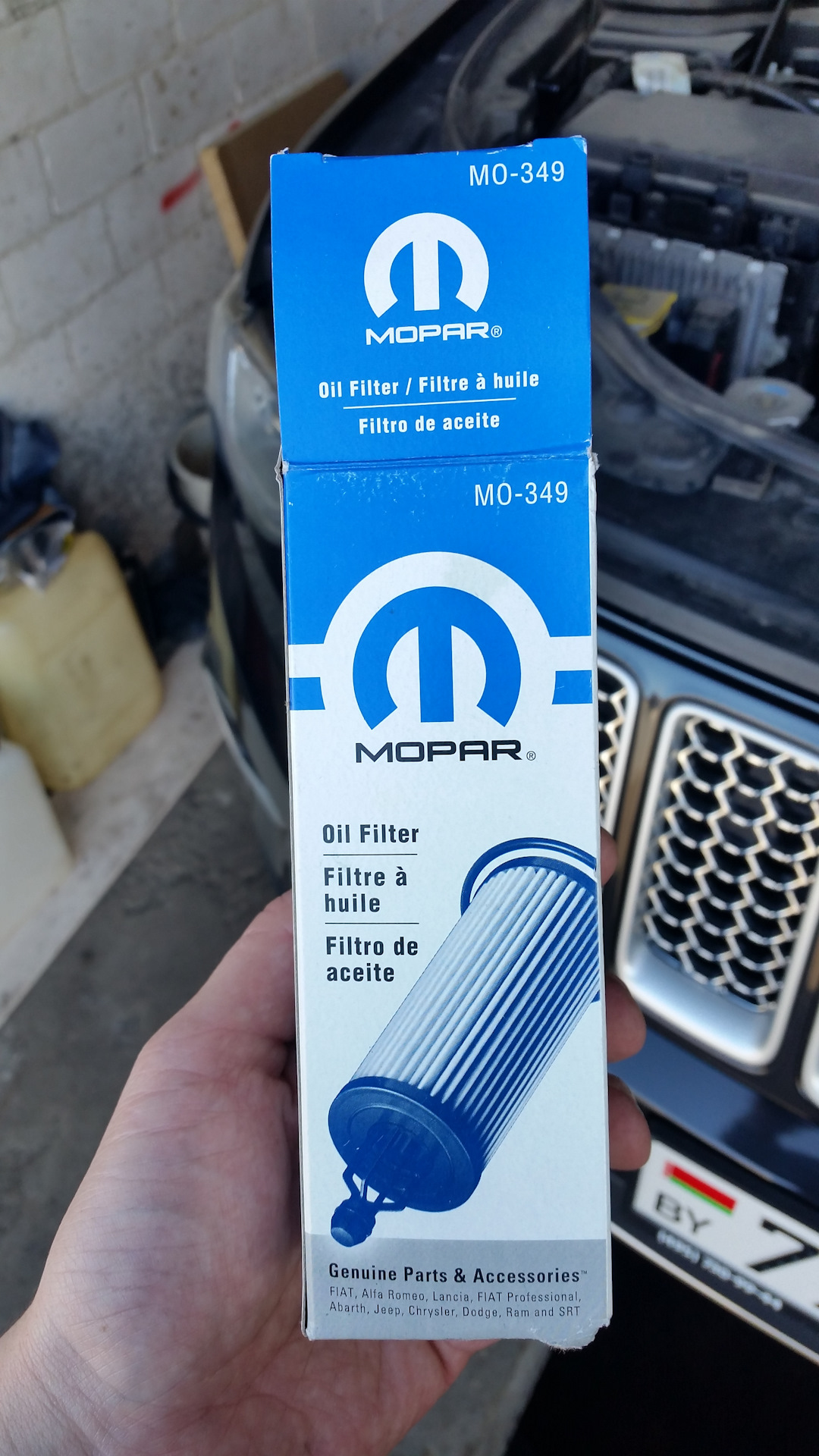 Очередная замена масла — Jeep Grand Cherokee (WK2), 3,6 л, 2013 года ...