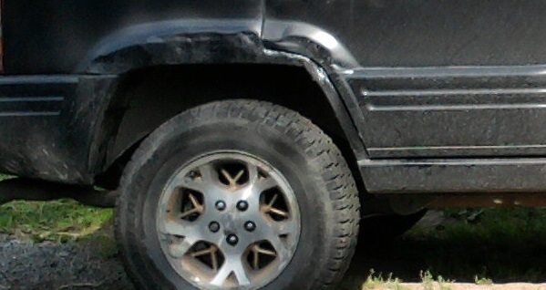 Заднее крыло. 5 лет. Решился… — Jeep Grand Cherokee (ZJ), 5,2 л, 1997 ...