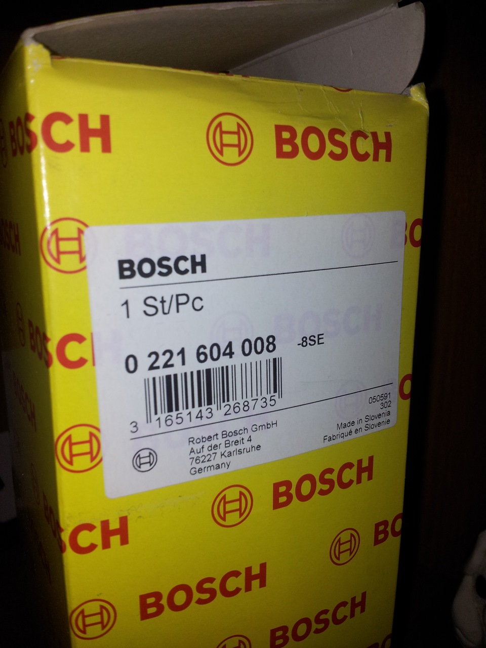 0221604008 КАТУШКА ЗАЖИГАНИЯ BOSCH | Запчасти на DRIVE2