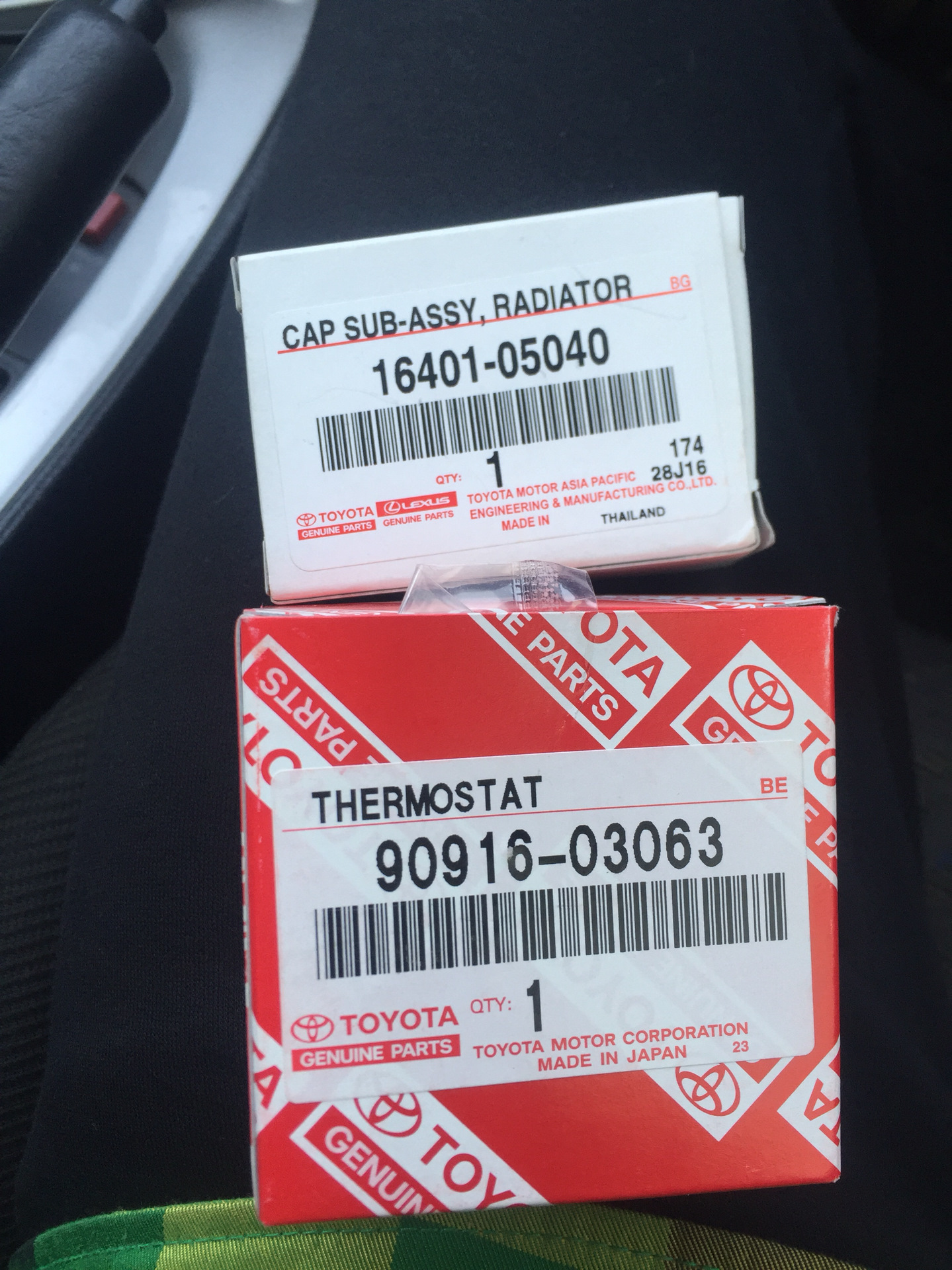 Термостат и очередная крышка радиатора — Toyota Celica (200), 2 л, 1997 ...