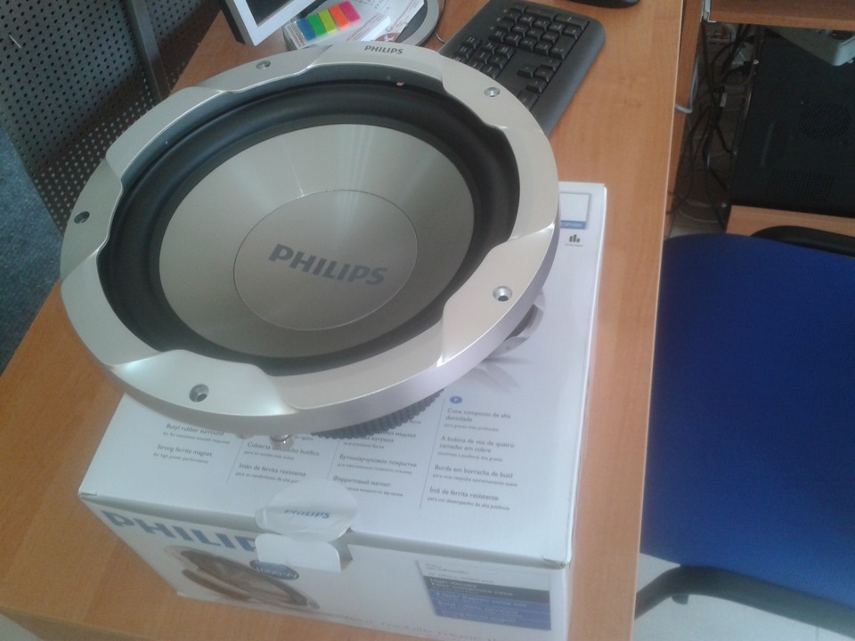 Пришла голова для саба Philips CSP1000 ( Жду комментов по поводу короба ...